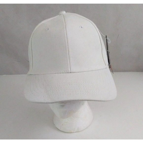 Yupoong | Accessories | Nwt Kc Caps Nufit White Unisex Fitted Baseball ...